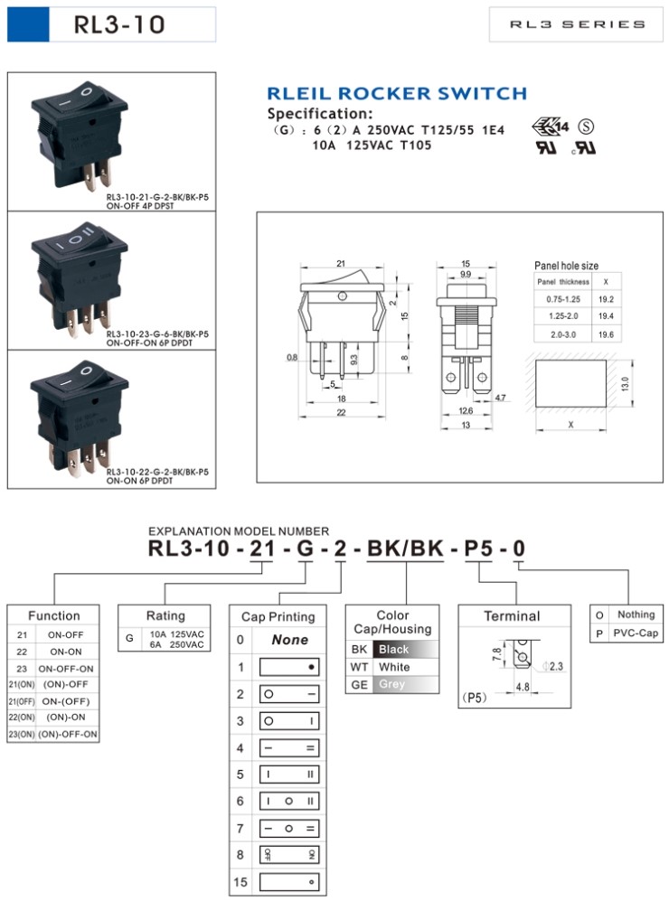 라커스위치,RLEIL,RL3-10-21-G-2-BK/BK-P5,RL3-10-23-G-2-BK/BK-P5 : 네이버 블로그