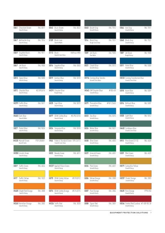 Hoffman RAL Color Chart : 네이버 블로그
