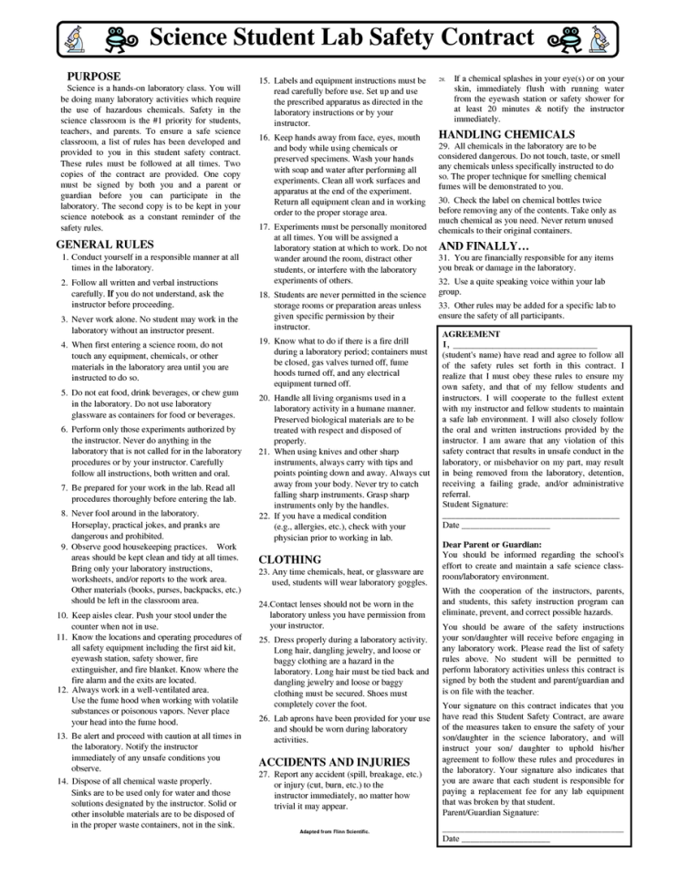 IB Chem Unit 1) Safety in Chemistry 안전 규칙 : 네이버 블로그