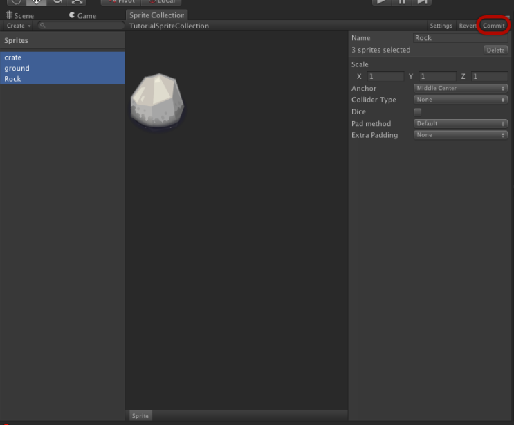 [unity3d] 2D Toolkit > Creating a Sprite Collection 스프라이트 컬렉션 만들기 : 네이버 블로그