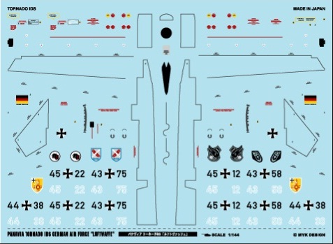 [MYK DESIGN] Decal 1/144 Panavia Tornado IDS German Air Force ...