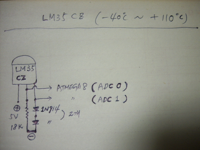 LM35CZ 온도 센서로 영하 -40도 ~ +110도 까지 측정. : 네이버 블로그