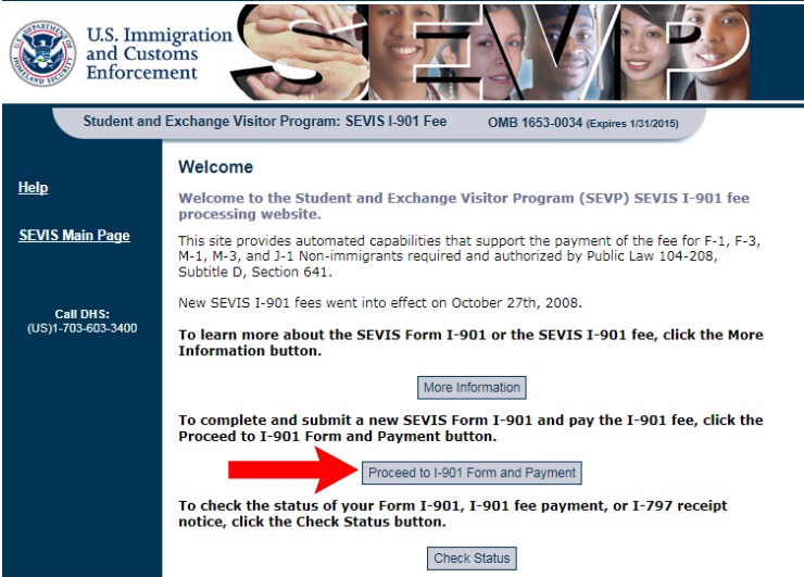[미국교환학생] 미국 비자 신청 - SEVIS FEE 납부 및 영수증 : 네이버 블로그