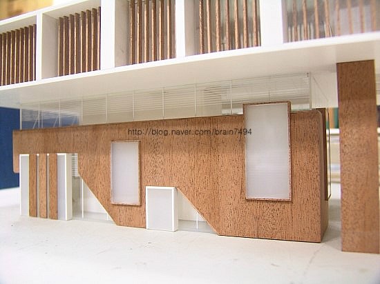 AMOS DESIGN/ 건축모형- 포맥스와 아크릴, 그리고 나무(체리)의 조합 : 네이버 블로그