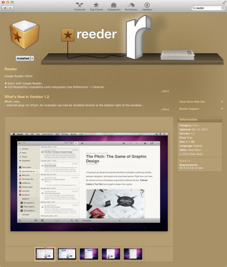 Reeder 어플 무료 (iPad 어플과 Mac 어플) : 네이버 블로그
