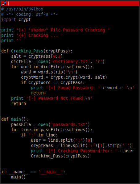Python _ Pentesting ] Unix _ Password Cracking : 네이버 블로그