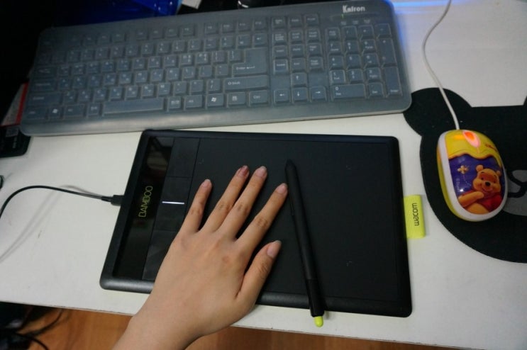 와콤 뱀부 타블렛[Bamboo Pen & Touch] - '뱀부 CTH-470' 드디어 타블렛을 사다 ...