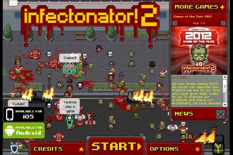 [플래시게임] 전세계를 좀비화 시켜라! 인펙토네이터2 "infectonator 2" : 네이버 블로그