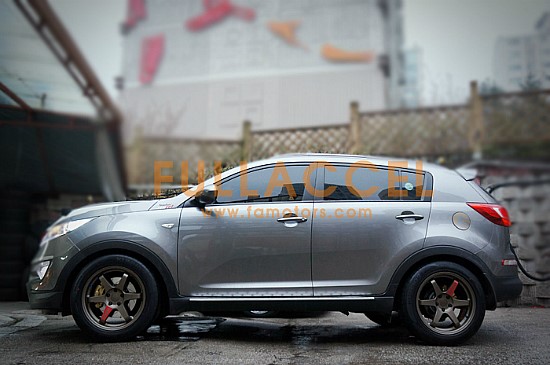 스포티지R 18인치TE37브론즈 + 금호4X 245 50 18 + 토네이도+ 그랜저XG2P+DTM 12.6인치 경량로터 : 네이버 블로그