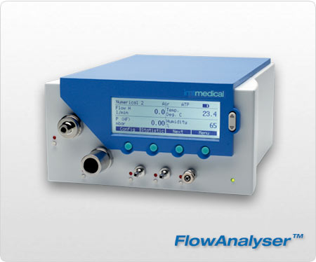 Ventilator Analyzer, Gas Flow Analyser, imt medical, Flow Analyser PF ...