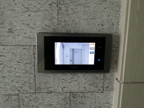 의정부 송산 주공5단지 삼성인터폰 SHT-3527,삼성도어록 SHS-6600 무선연동설치 : 네이버 블로그