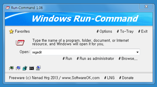 [Windows][Command] Run-Command - 쉽고 빠르게 명령어를 사용 : 네이버 블로그