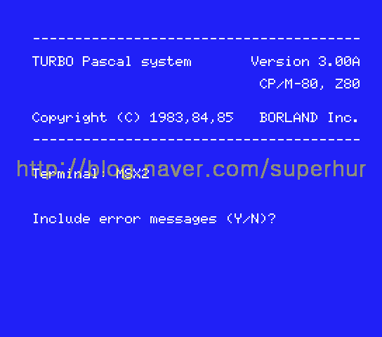 터보 파스칼(TURBO PASCAL) : 네이버 블로그