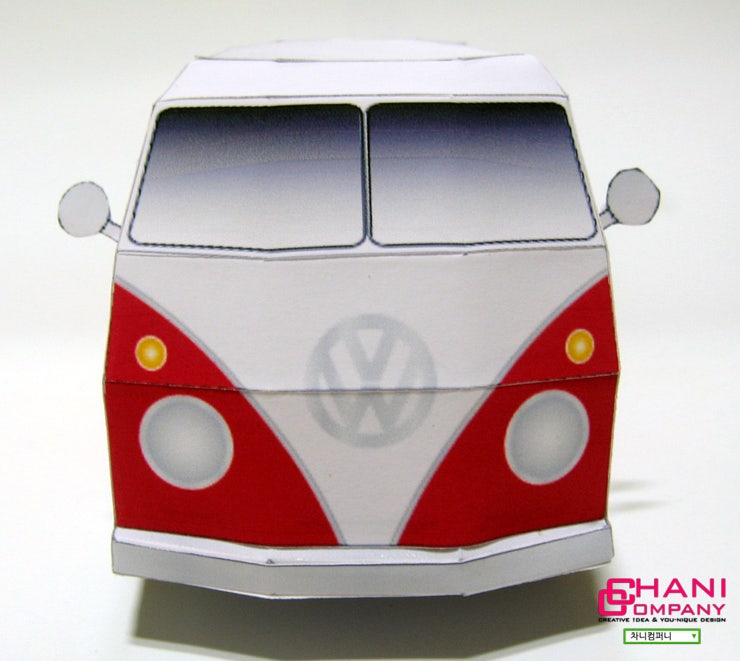폭스바겐 마이크로버스 종이모형/페이퍼크래프트 / 2012.09.17 by 차니컴퍼니 (Volkswagen Microbus ...