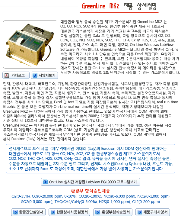 Eurotron GreenLine MK2 제품 상세설명 : 네이버 블로그