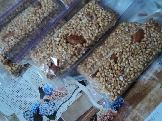 현미 채식하는 중 가장 즐겨 먹는 영양 간식..... 현미 아몬드강정 : 네이버 블로그