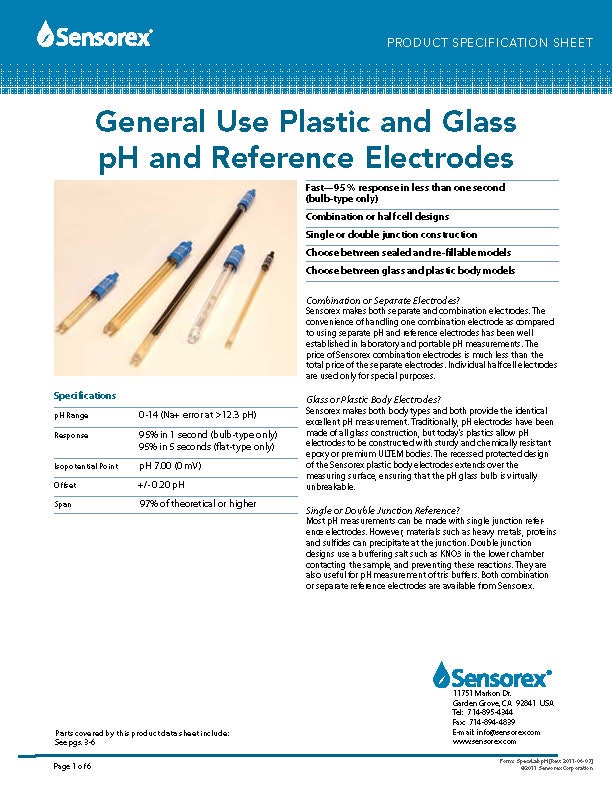 Sensorex Sensor Guide : 네이버 블로그