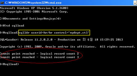 SQL*Loader 사용하기 : 네이버 블로그