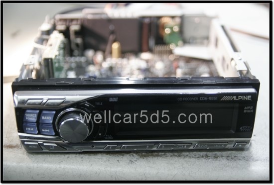 [카오디오개조]알파인 CDA-9851 카오디오데크 음질향상 업그레이드 개조 : 네이버 블로그