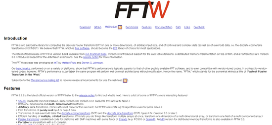 FFTW : 네이버 블로그