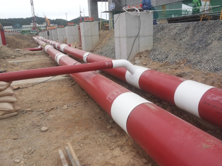 폴리켄.폴리켄 방식테이프-Polyken Tape coating 사진 전경 - Polyken 930-35 + Polyken 955 ...