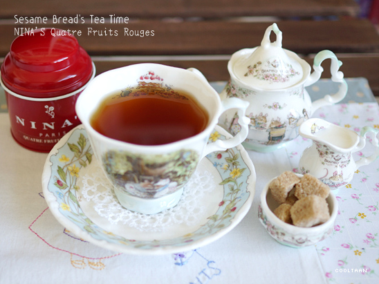 니나스 홍차 "꽈뜨르 후르츠 루즈(네가지 붉은 과일)" / NINA'S TEA "Quatre Fruits Rouges ...