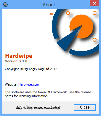 Hardwipe : 보안 삭제 사용 방법 : 네이버 블로그