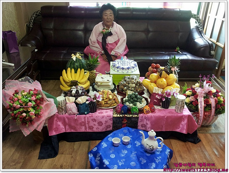 팔순잔치 막내딸이 차린 팔순상 팔순상차림대여로 차린 어머님 팔순상차림후기 네이버 블로그