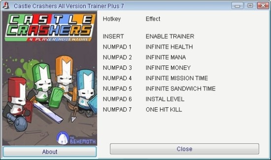 캐슬 크래셔 모든 버전 트레이너 - Castle Crashers (All Versions) +7 Trainer : 네이버 블로그