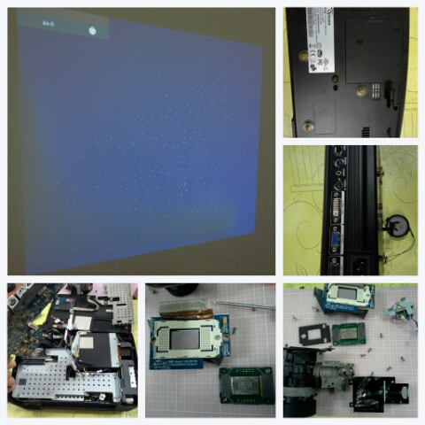 [프로젝터수리] Optom EP728 DMD 칩교체 수리사례, 옵토마 프로젝터수리 : 네이버 블로그