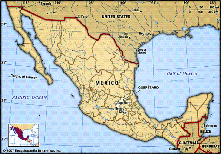 NORTH AMERICA - Mexico - Santiago de Queretaro - 1 : 네이버 블로그