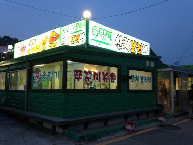 일산맛집 솔향기 산채 보리밥 쭈꾸미 산채비빔밤 And 새우튀김 네이버 블로그