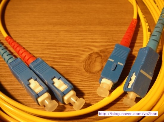 [판매완료]광케이블 SC-SC 10M 싱글코어 싱글모드 광 점퍼 코드 케이블 SC-SC Single-Core Single ...
