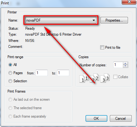 프린터 방식을 이용해서 문서/이미지를 PDF로 변환 "novaPDF Server Professional" v7.0 build ...