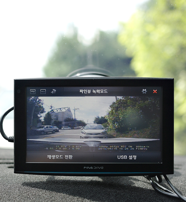 파인드라이브 iQ 3D 5000과 파인뷰 블랙박스 CR-500HD를 연동해 보니... : 네이버 블로그