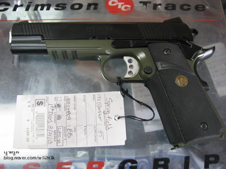 스프링필드 Springfield Armory M1911-A1 MC Operator PX9105MLP .45ACP 권총 : 네이버 블로그