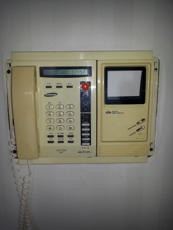 삼성 비디오폰(인터폰) sht-3605xm을 설치 : 네이버 블로그