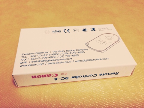 DICAIN 캐논 EOS 700D 호환 리모컨 간단 사용기 : 네이버 블로그