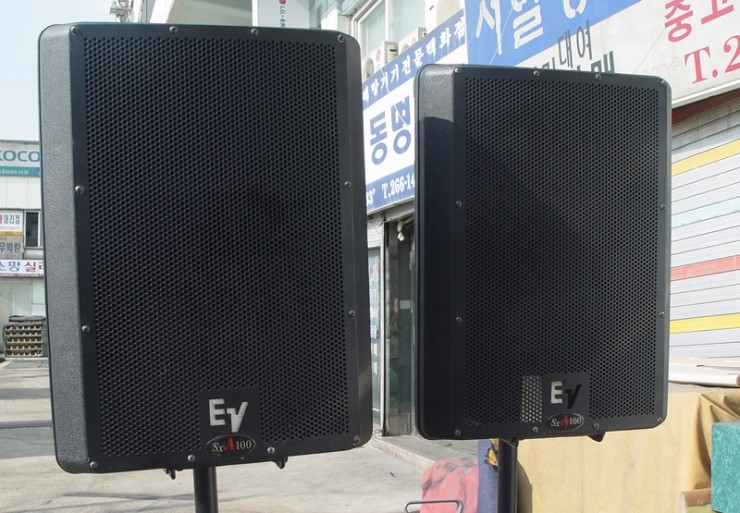 EV 중고스피커 SXA100/SXA180 앰프내장형스피커 팝니다 : 네이버 블로그