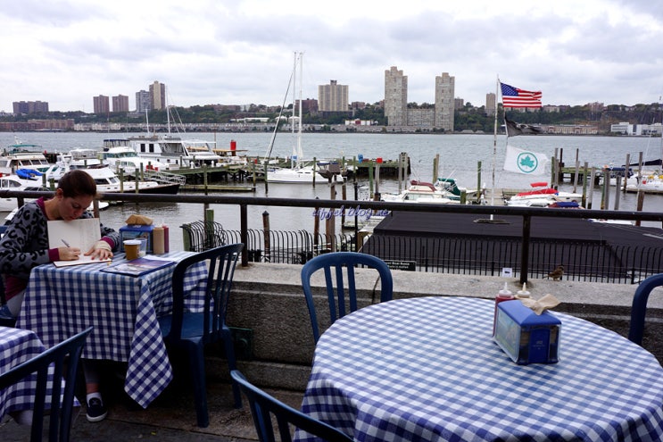강이 보이는 뉴욕 카페, Boat Basin Cafe_미국여행, 미국 자유여행, 미국 배낭여행, 뉴욕여행, 뉴욕 자유여행, 뉴욕 ...