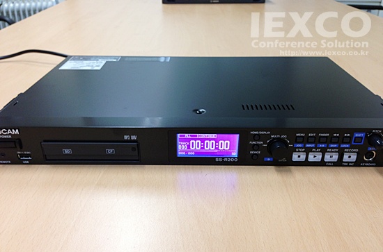 TASCAM SS-R200 플레이어 메모리 레코더 및 재생기 : 네이버 블로그