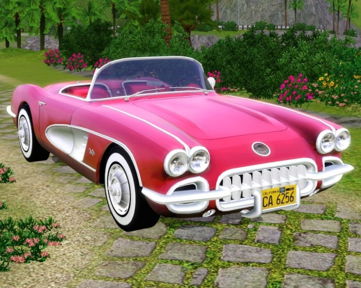[심즈3 자동차] 1960 Chevrolet Corvette by Fresh Prince Creations : 네이버 블로그