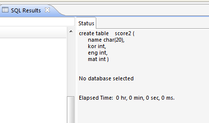 이클립스에서 MySQL 실행시 No database selected : 네이버 블로그