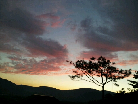 초가을 지리산 저녁노을.. 9.3.19:00 : 네이버 블로그