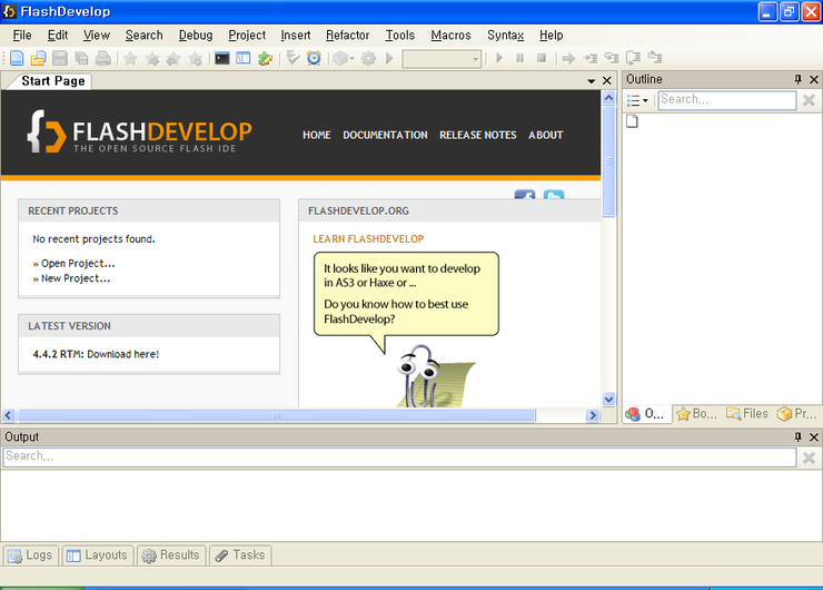 1. [FlashDevelop] 쉽게 AIR 애플리케이션 (어플) 만들기 '개발 준비' : 네이버 블로그