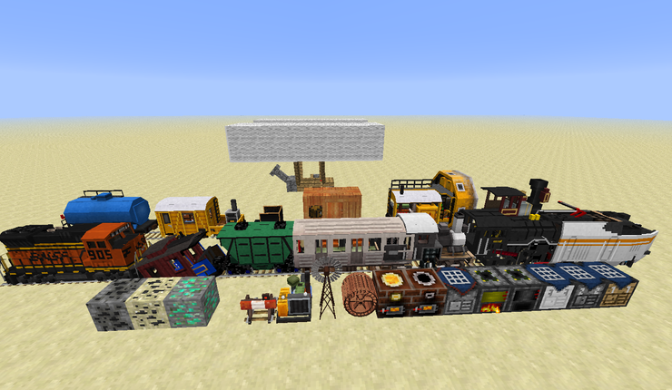 [모드][1.6.4][Forge]기차 크래프트(Traincraft) 모드 : 네이버 블로그
