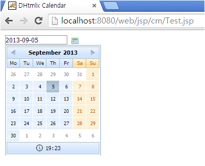[JavaScript] DHtmlx Calendar(open API) : 네이버 블로그