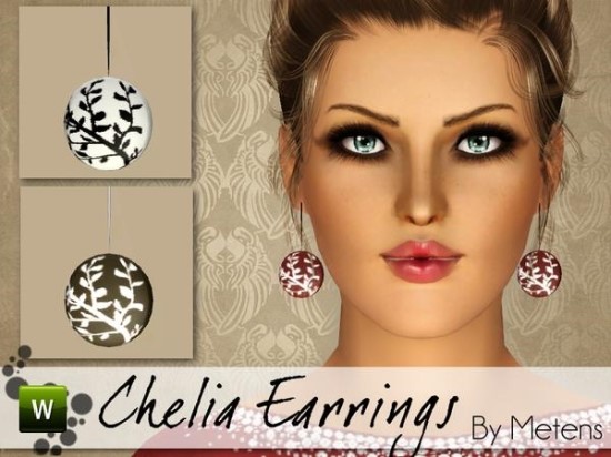 [심즈3 악세사리] Chelia Earrings : 네이버 블로그
