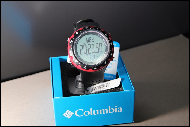 Columbia CT004-010 Singletrak Collection Digital Dial Thermometer Alarm ...
