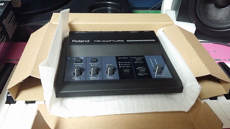Roland(롤랜드)의 Audio Interface Tri-Capture(트라이 캡쳐) 리뷰. : 네이버 블로그